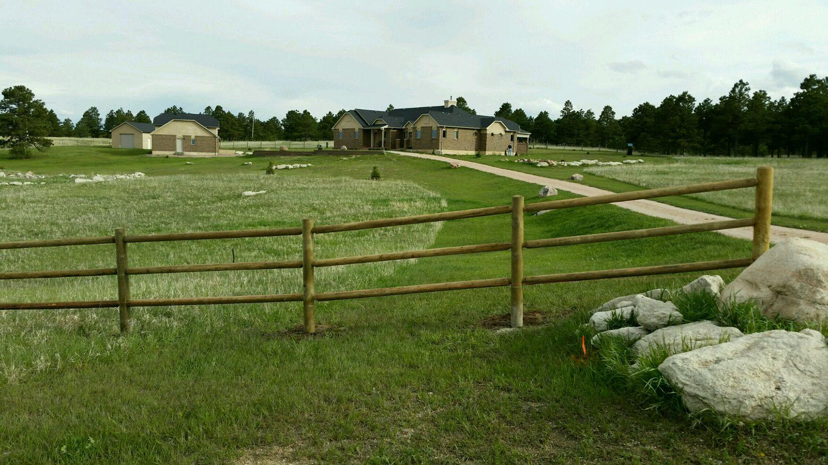 Split Rail & Doweled Fencing Installation in Colorado Springs | Rustic ...