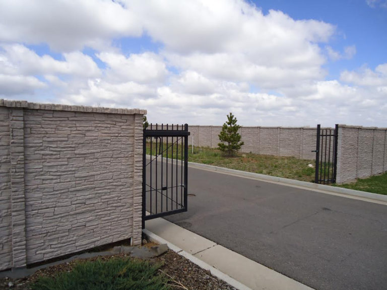 Concrete Fence Installation in Colorado Springs | Durable ...