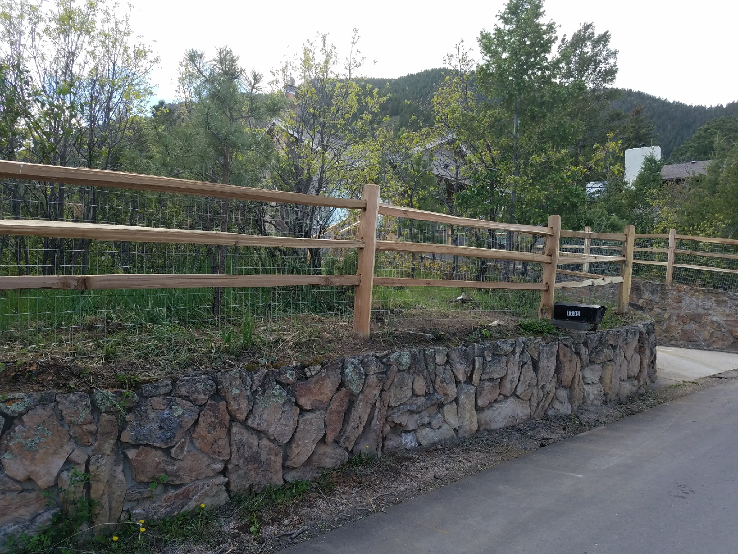 Split Rail & Doweled Fencing Installation in Colorado Springs | Rustic ...